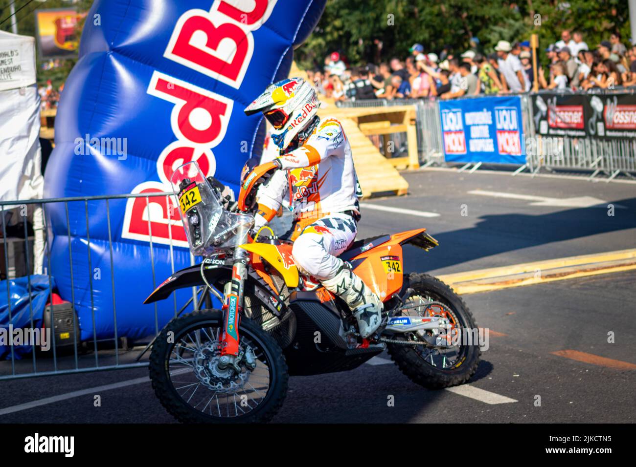 26.07.2022 Sibiu, Romania. Action photography shot at Redbull Romaniacs ...
