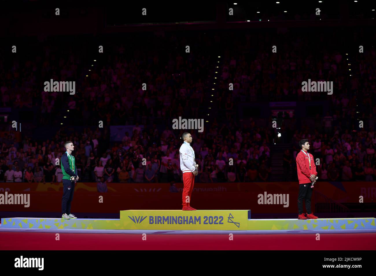 August 1, 2022, Birminmgham, West Midlands, England: (L-R) RHYS MC ...