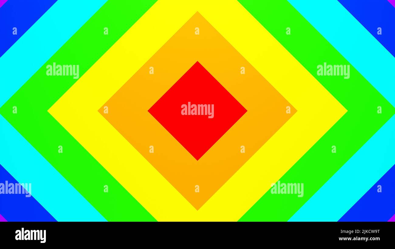 3D rendering. Texture of colored rhombuses. Colorful rhombus pattern. Colorful abstract ...