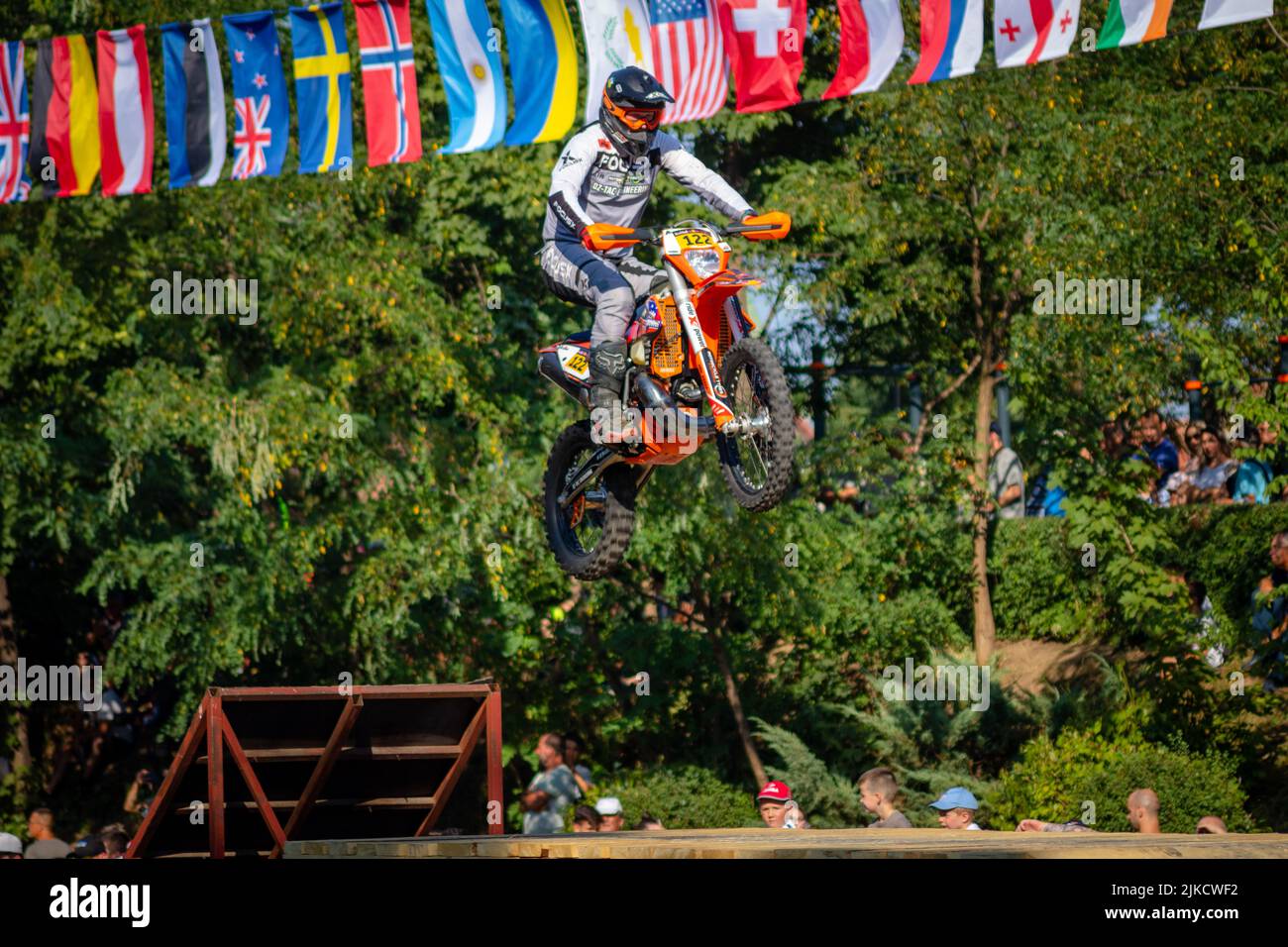 26.07.2022 Sibiu, Romania. Action photography shot at Redbull Romaniacs ...