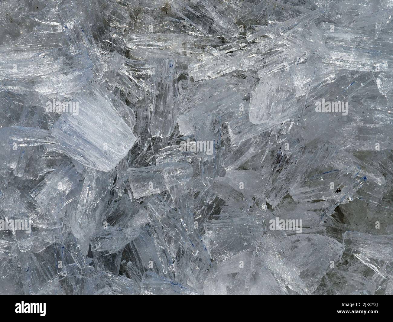 Ice crystals sparkling blue texture hi-res stock photography and images ...