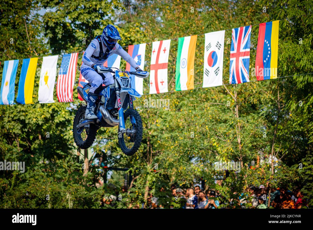 26.07.2022 Sibiu, Romania. Action photography shot at Redbull Romaniacs ...