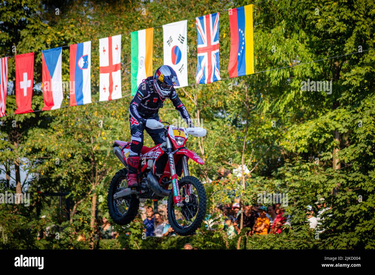 26.07.2022 Sibiu, Romania. Action photography shot at Redbull Romaniacs ...