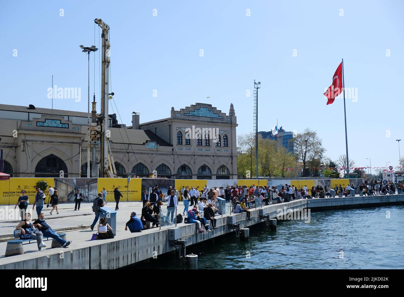 The Haldun Taner Theatre in Istanbul, Kadikoy in restoration Stock ...