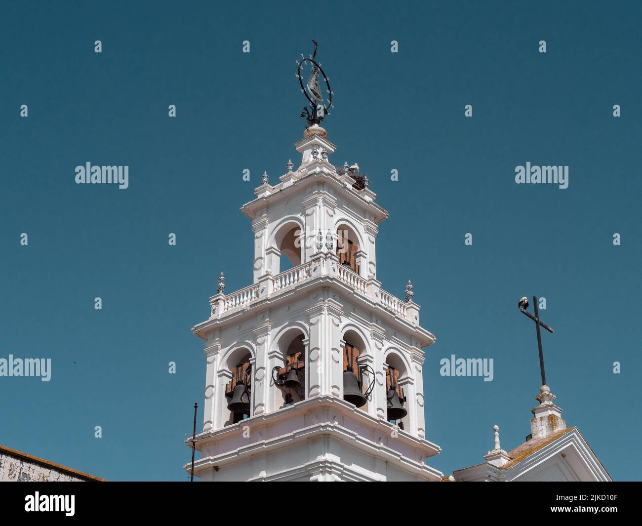 church bells in the tower in Isla Cristina Huelva, Spain Stock Photo ...