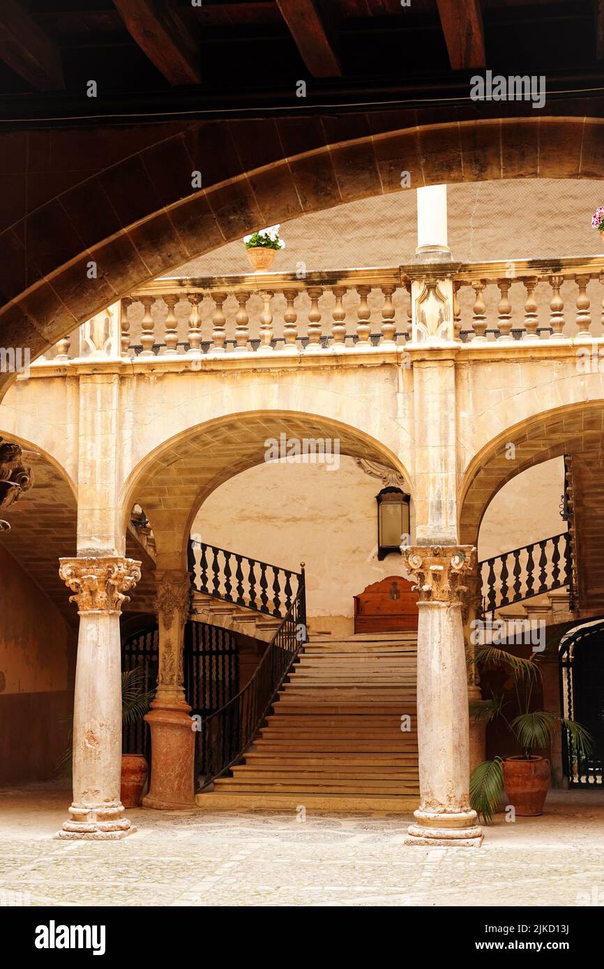 CAN VIVOT, Beautiful courtyard of Palma de Mallorca Stock Photo - Alamy