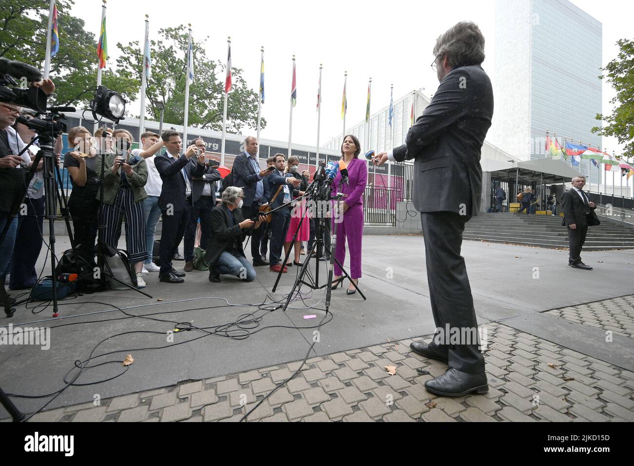 Annalena Baerbock, Germany's Minister of Foreign Affairs, speaks at a ...