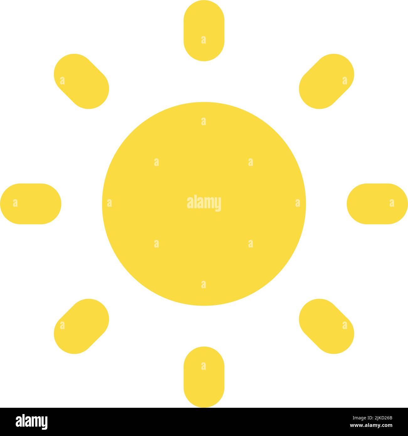 Light mode flat color ui icon Stock Vector Image & Art - Alamy