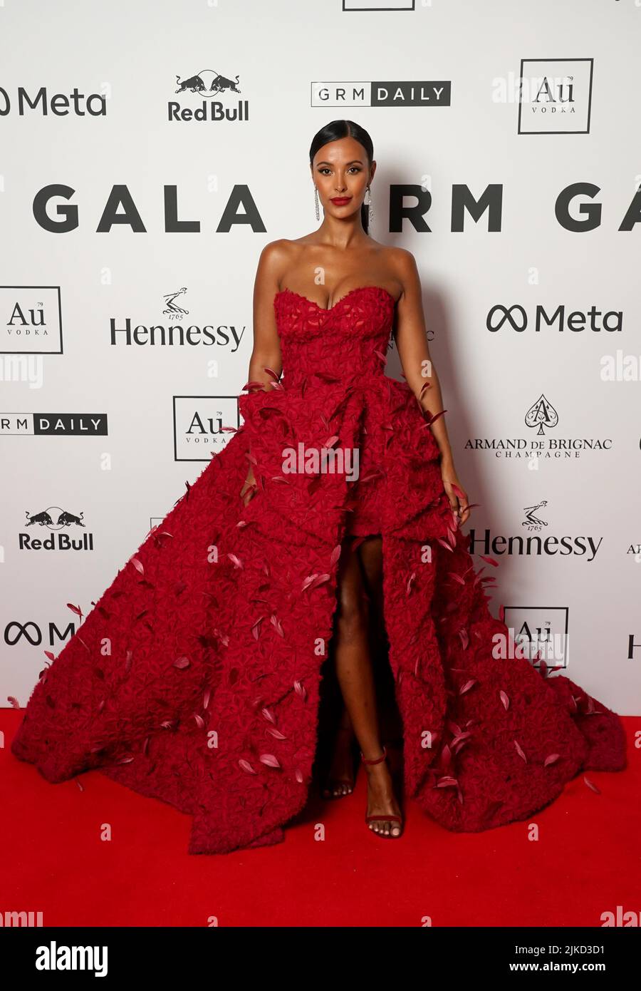 Maya Jama arriving at the GRM Gala at Kensington Palace in London ...