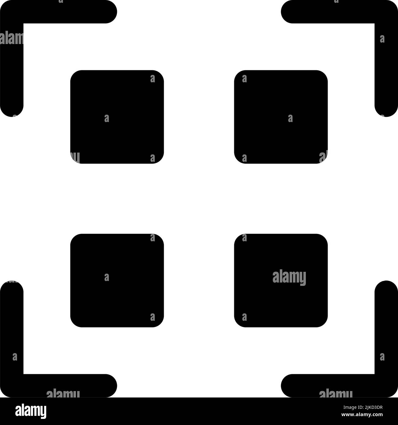 Qr glyph Stock Vector Images - Alamy