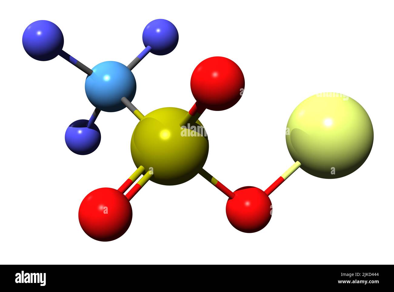 3D image of Lithium triflate skeletal formula - molecular chemical ...