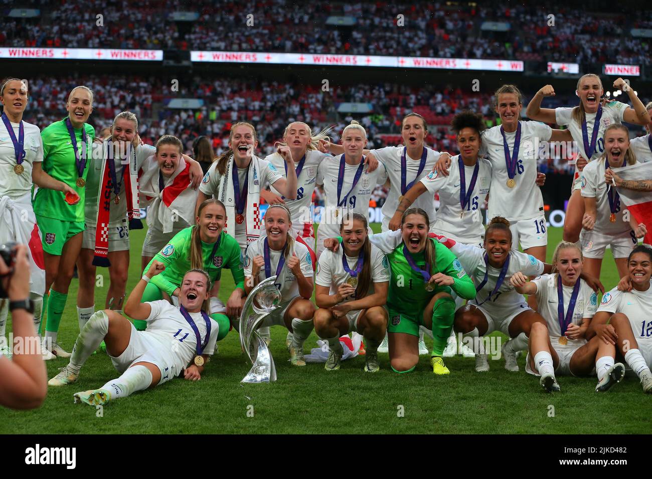 31st July 2022; Wembley Stadium, London, England: Womens European ...