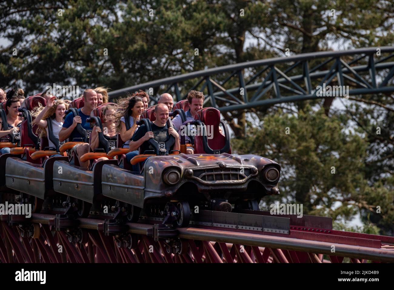 The Alton Towers Intamin Rocket , Also Know as RITA , In the Dark ...