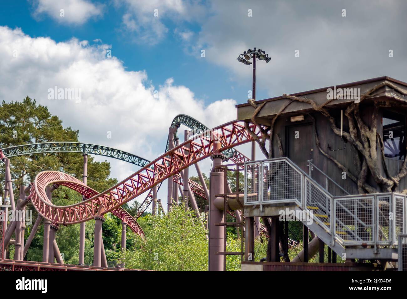 The Alton Towers Intamin Rocket , Also Know as RITA , In the Dark ...