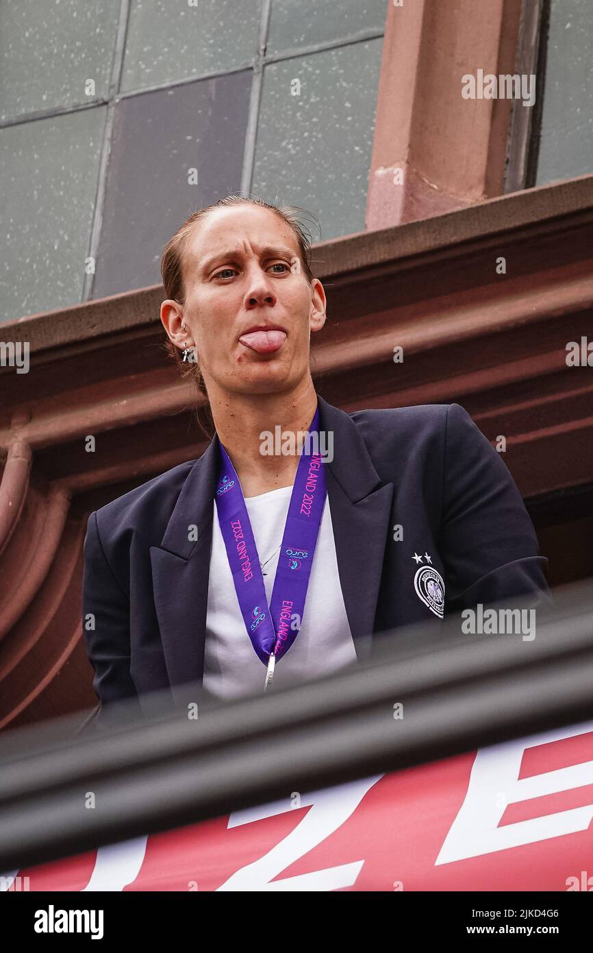 August 1, 2022, Frankfurt, Hesse, Germany: Reception of the german ...