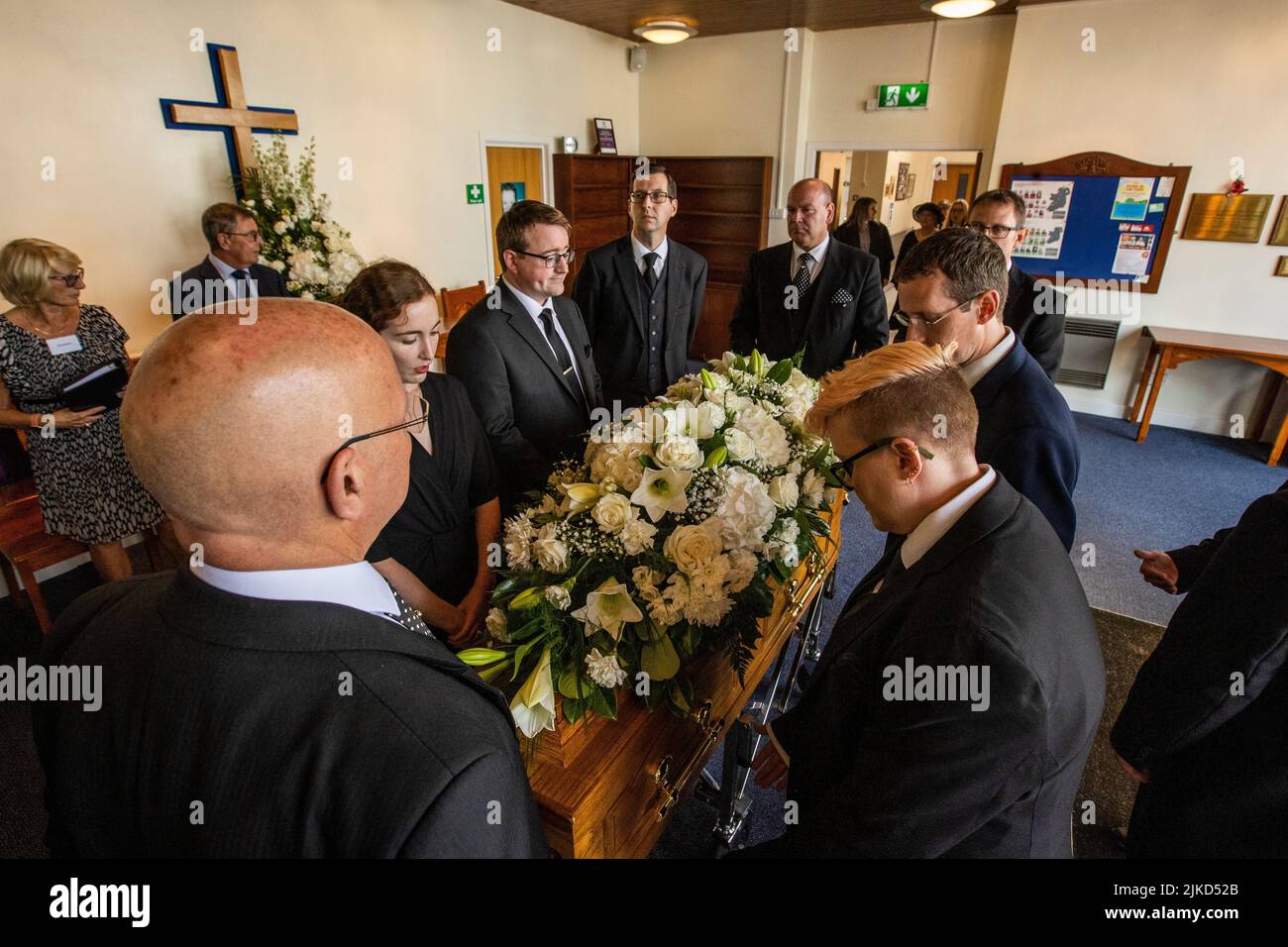 Lord David Trimble's children, Sarah (second left), Nicholas (third ...