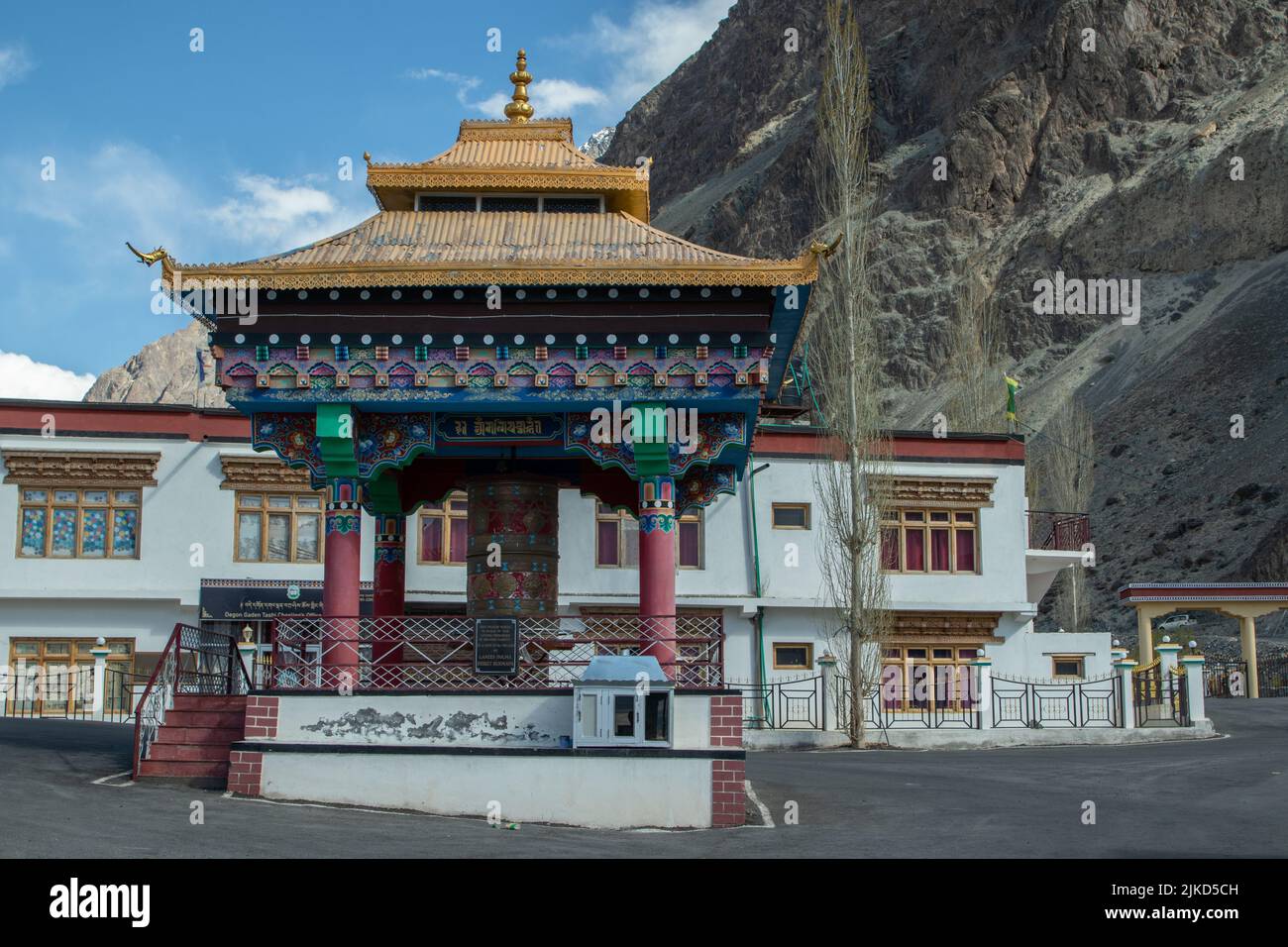 Diskit Monastery Also Called Deskit Gompa Dedicated To Lord Buddha Is ...