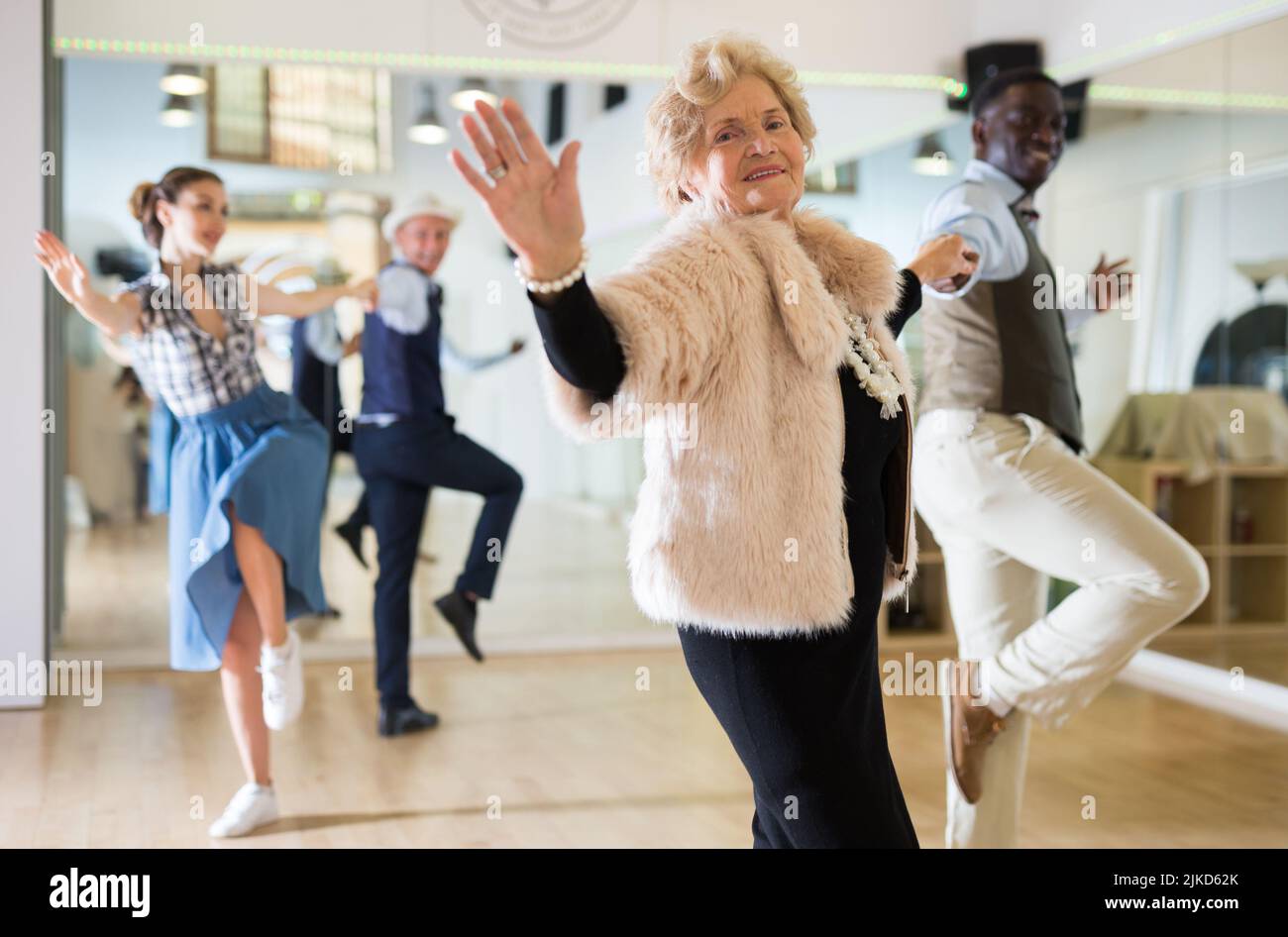 Mature woman at dance party hi-res stock photography and images - Alamy