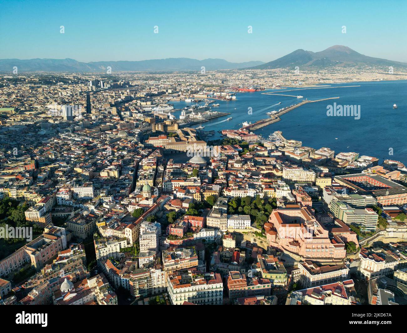 Napoli, veduta aerea Stock Photo - Alamy