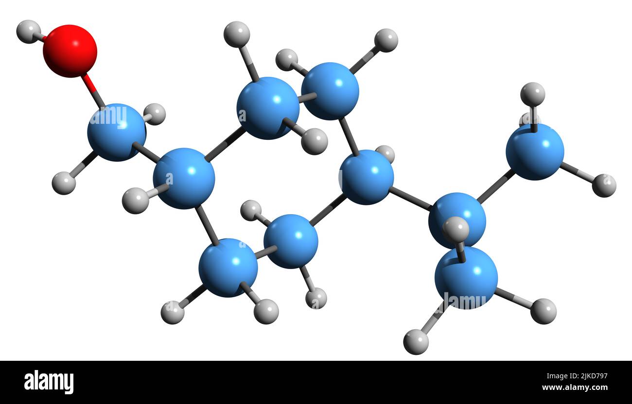 3D image of mayol skeletal formula - molecular chemical structure of ...