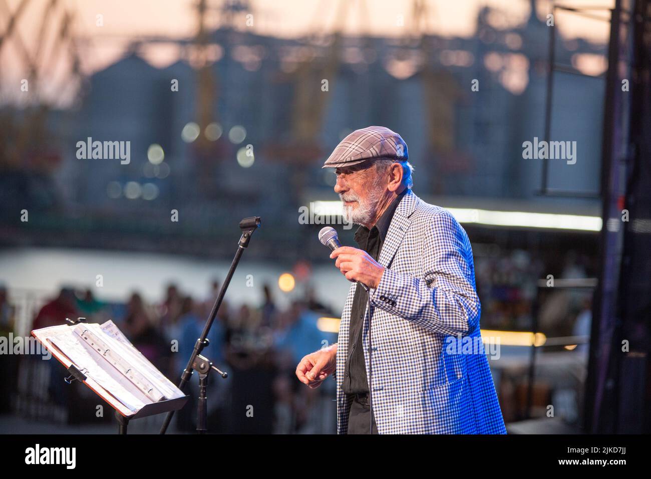Odessa, Ukraine June 27, 2019: Famous Georgian singer Vakhtang ...