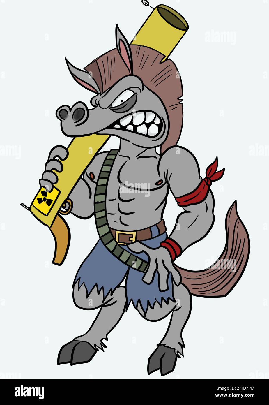 Anthropomorphic animal character Stock Photo - Alamy