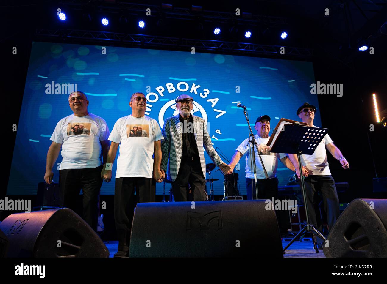 Odessa, Ukraine June 27, 2019: Famous Georgian singer Vakhtang ...