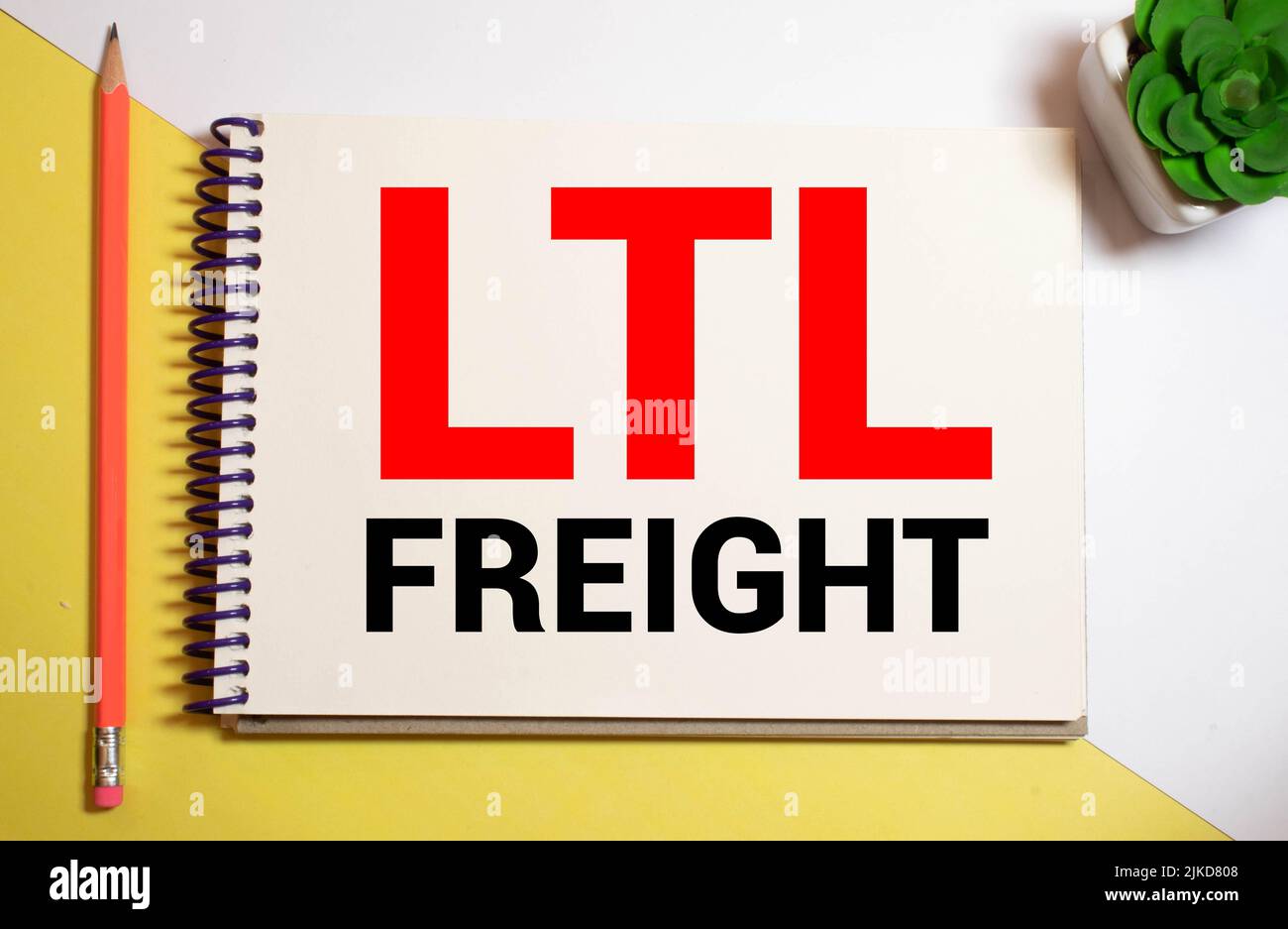 Concept Courier Industry Term Less than Truck Load. LTL Freight Stock ...