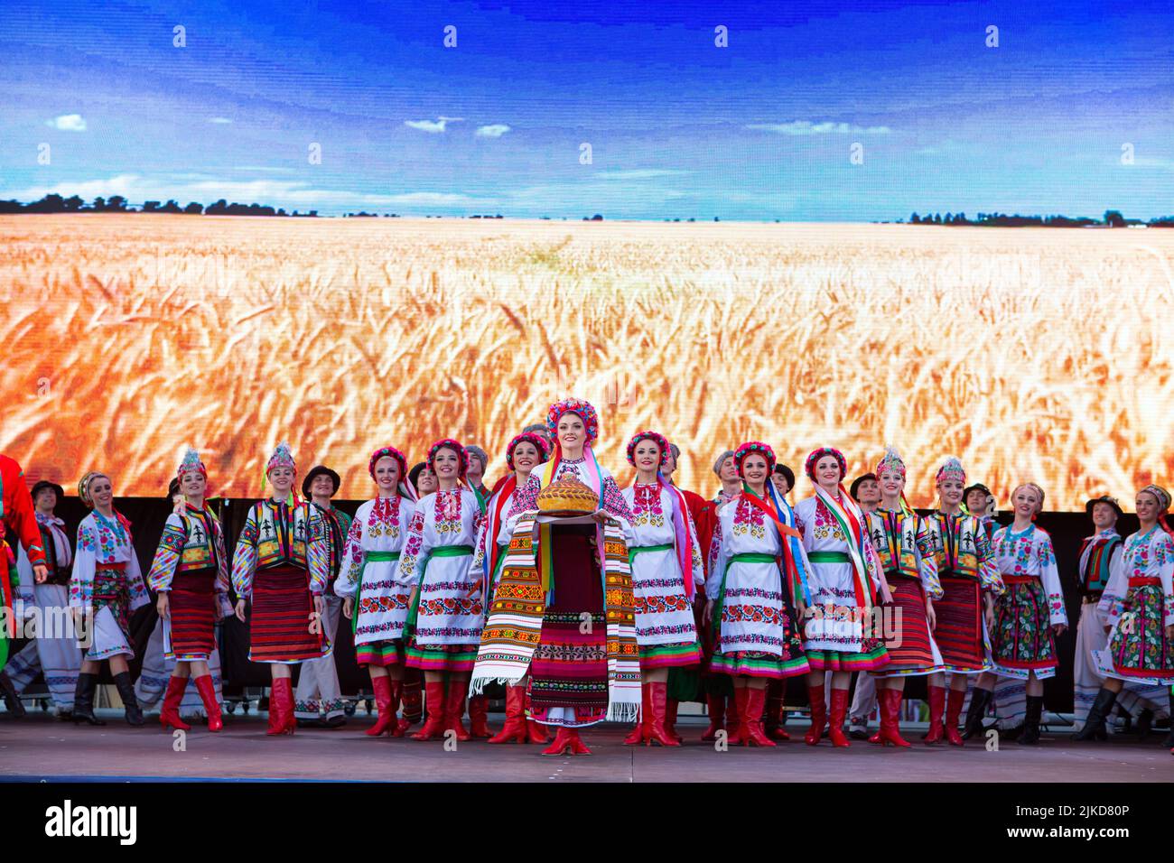 Odessa, Ukraine June 29, 2019: Performance of the popular in the world ...
