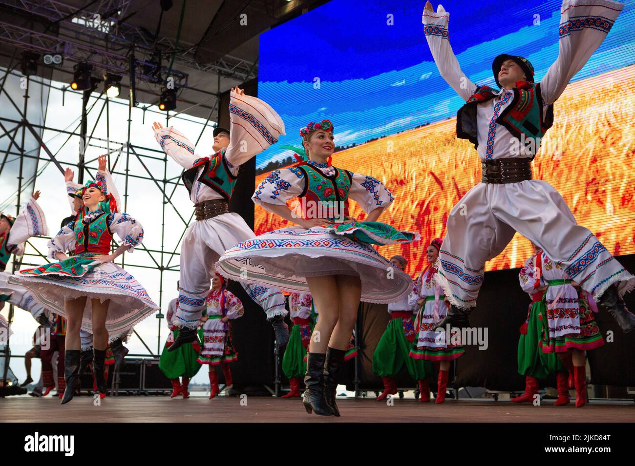 Odessa, Ukraine June 29, 2019: Performance of the popular in the world ...