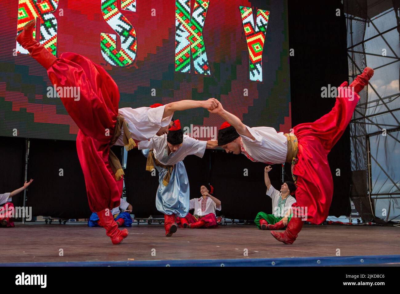 Odessa, Ukraine June 29, 2019: Performance of the popular in the world ...