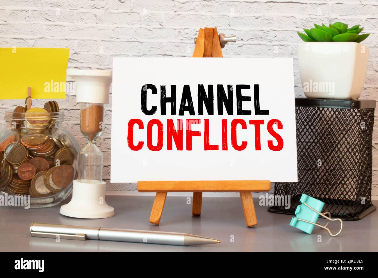 business still life. channel conflict Stock Photo - Alamy