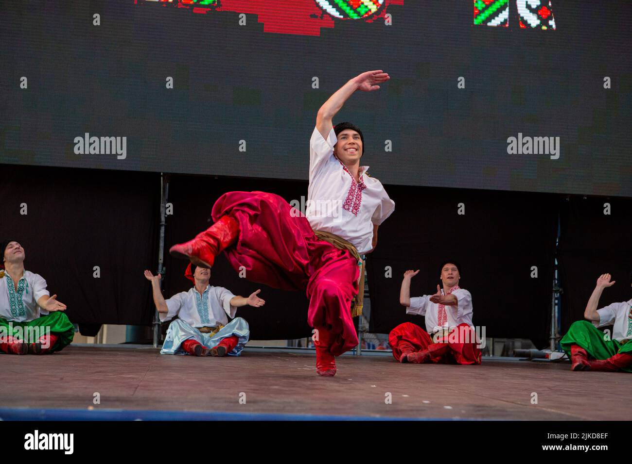 Odessa, Ukraine June 29, 2019: Performance of the popular in the world ...