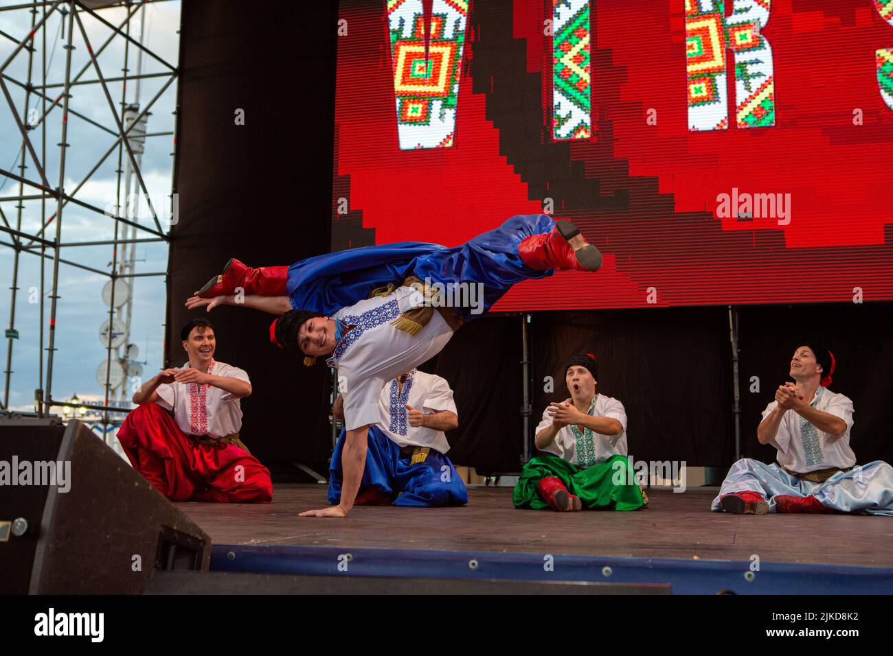 Odessa, Ukraine June 29, 2019: Performance of the popular in the world ...