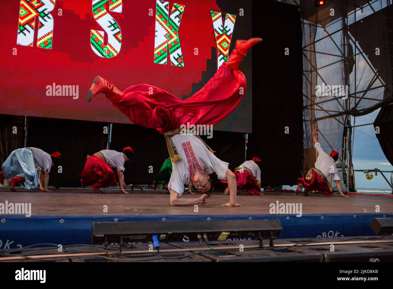 Odessa, Ukraine June 29, 2019: Performance of the popular in the world ...