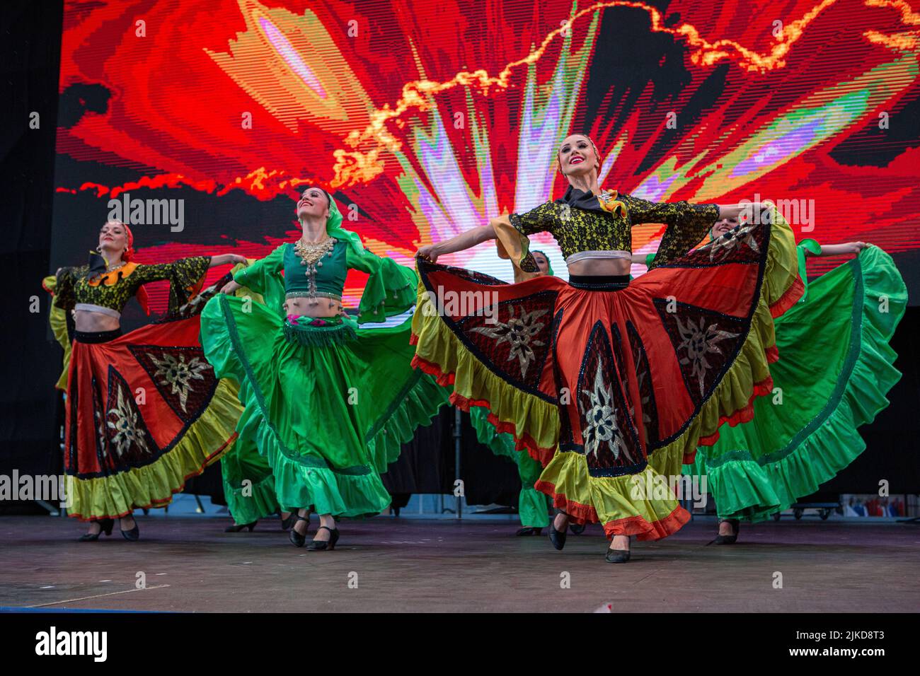 Odessa, Ukraine June 29, 2019: Performance of the popular in the world ...
