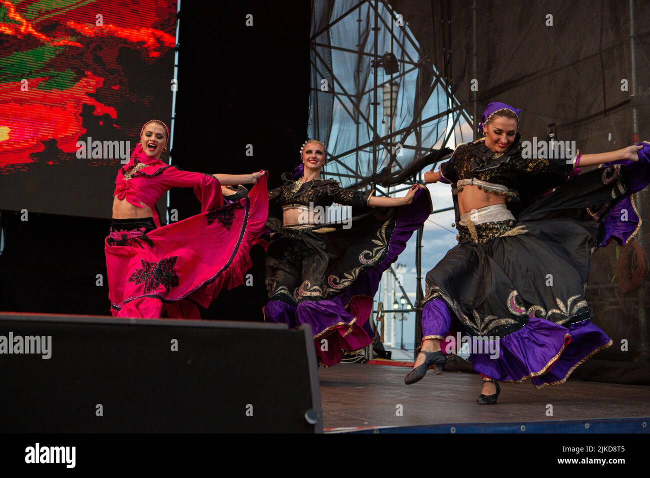 Odessa, Ukraine June 29, 2019: Performance of the popular in the world ...