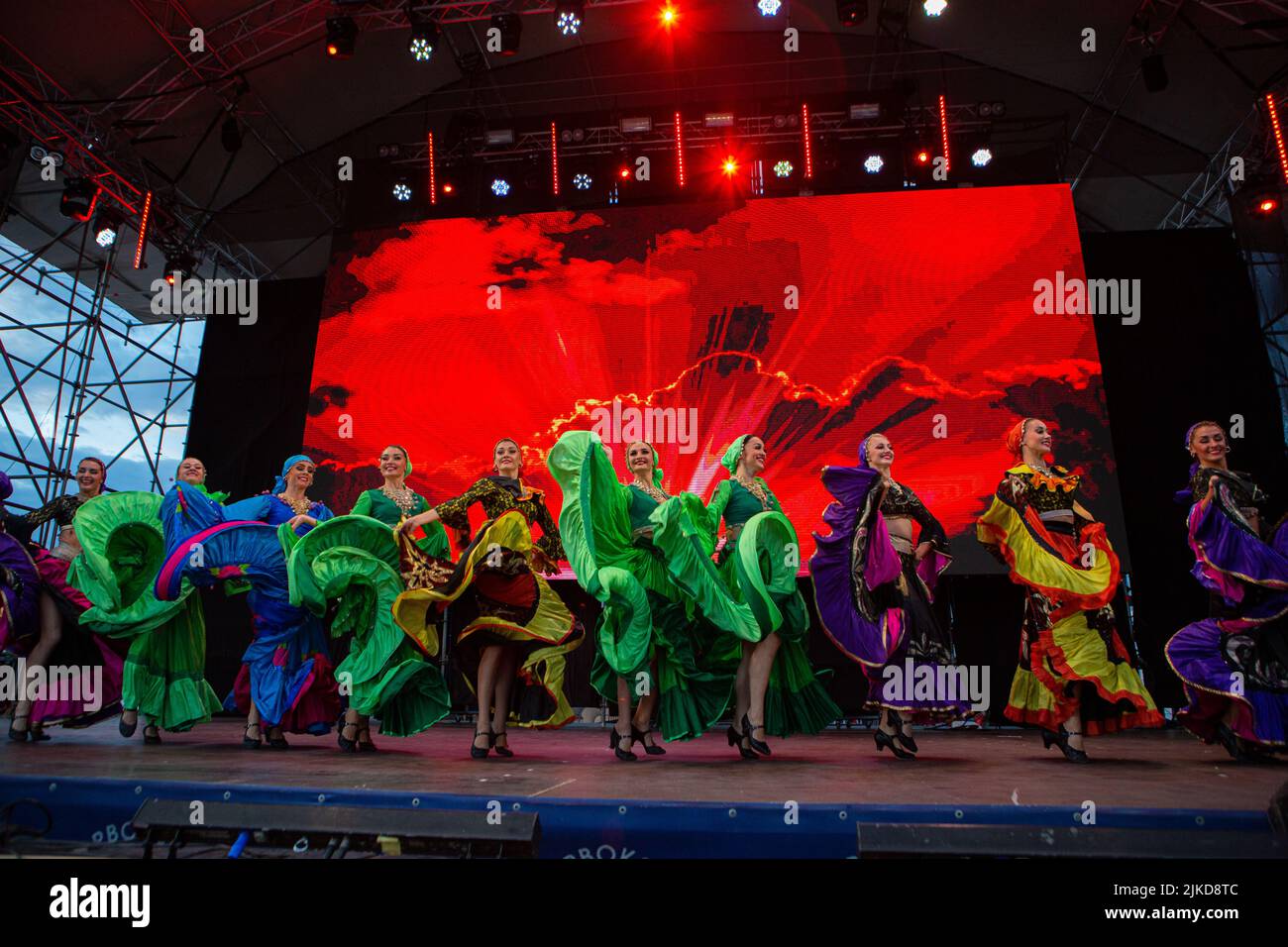 Odessa, Ukraine June 29, 2019: Performance of the popular in the world ...