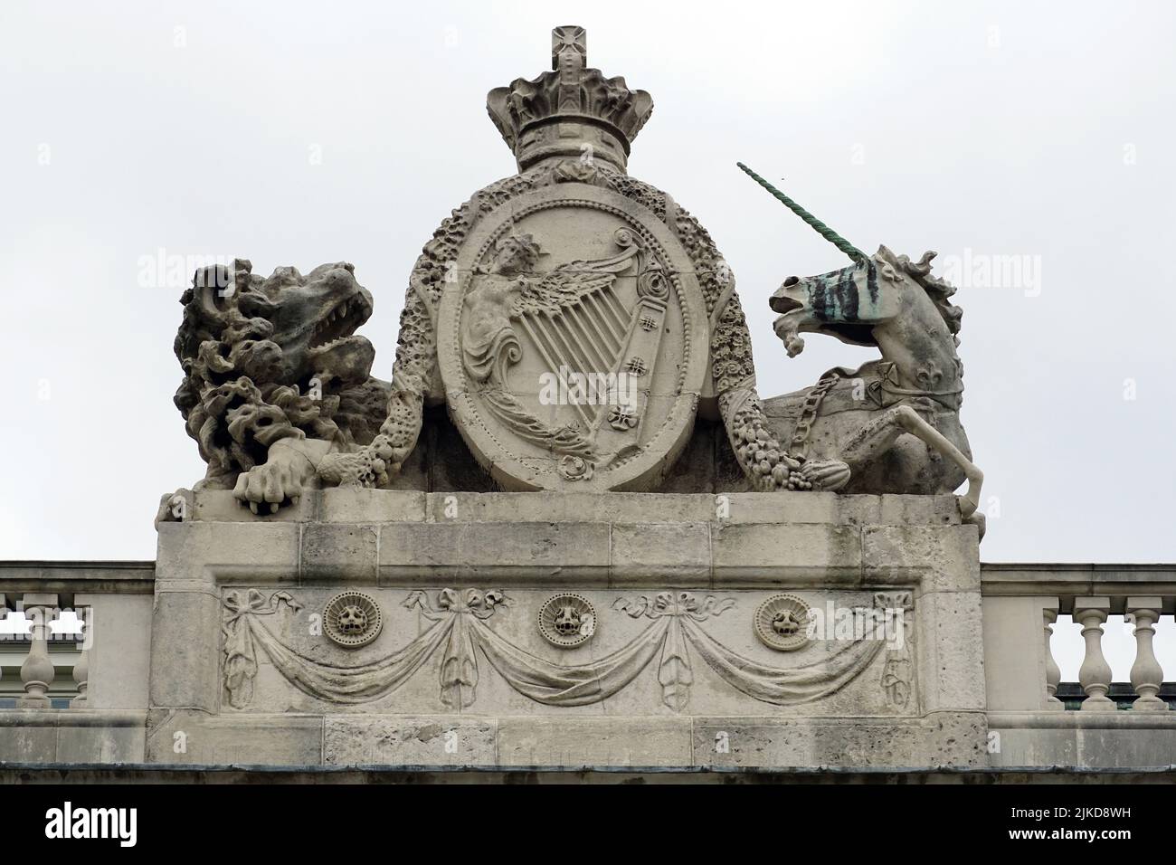 The Custom House, Teach an Chustaim, Dublin, Baile Átha Cliath, Ireland, Éire, Irland, Írország ...