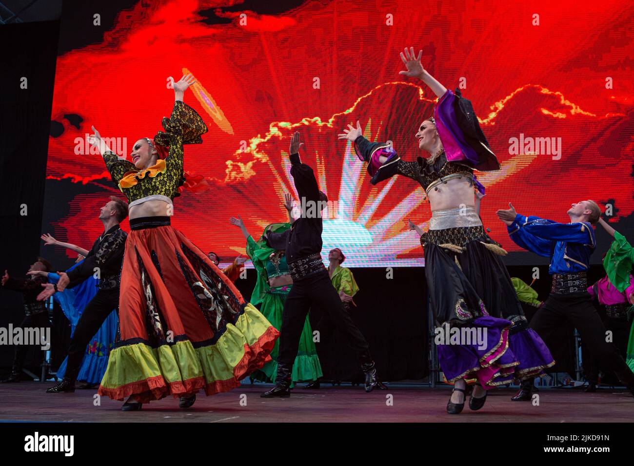 Odessa, Ukraine June 29, 2019: Performance of the popular in the world ...