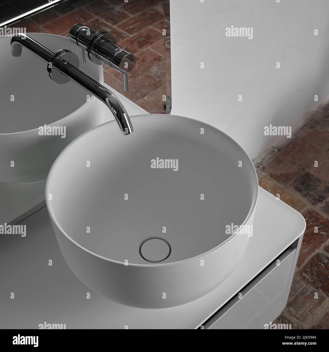 Toilet bowl above view hi-res stock photography and images - Alamy