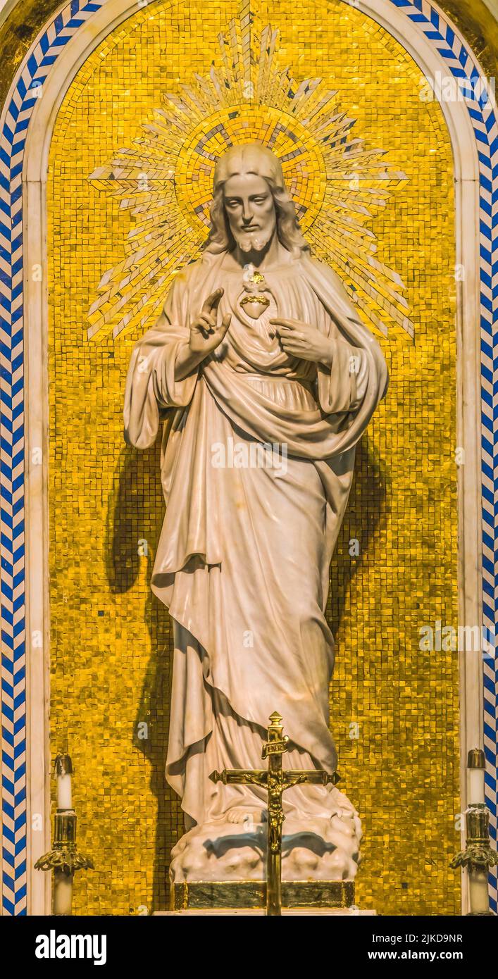 Jesus Statue In Church