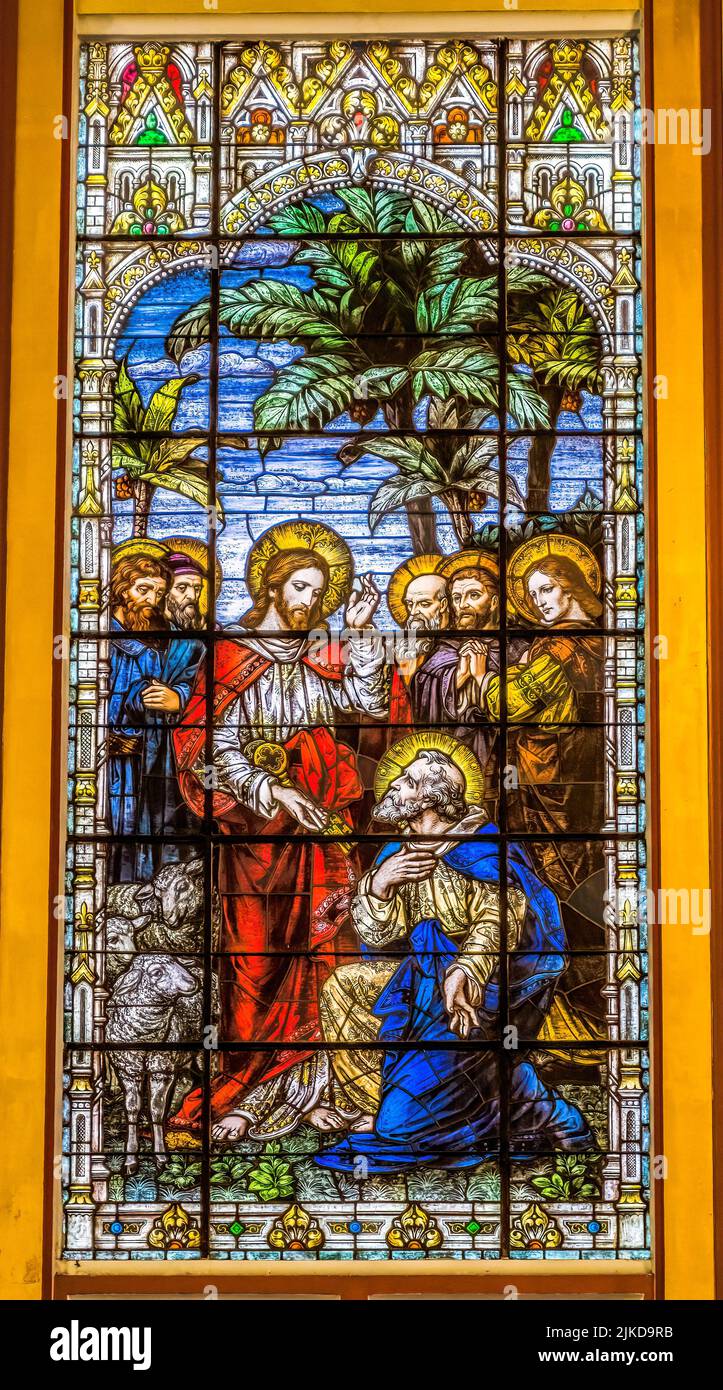 Christ giving peter the keys hi-res stock photography and images - Alamy