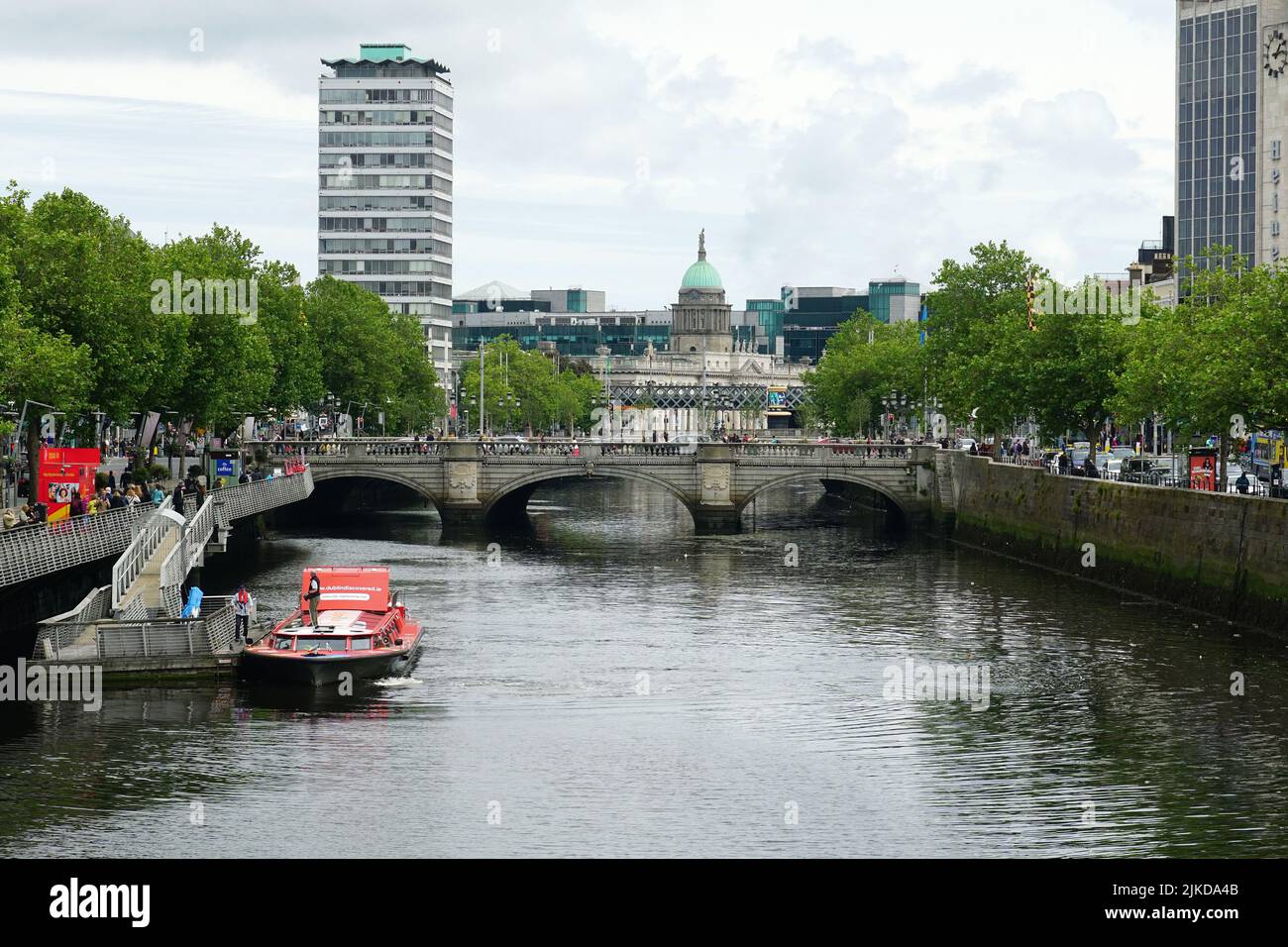 O'Connell Bridge, Droichead Uí Chonaill, River Liffey, Dublin, Baile ...