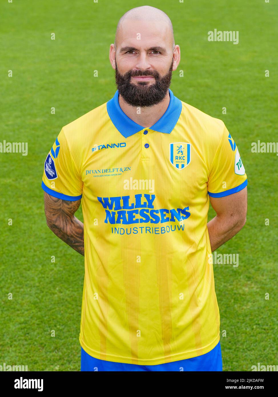 WAALWIJK, NETHERLANDS - AUGUST 1: Hans Mulder of RKC Waalwijk during a ...