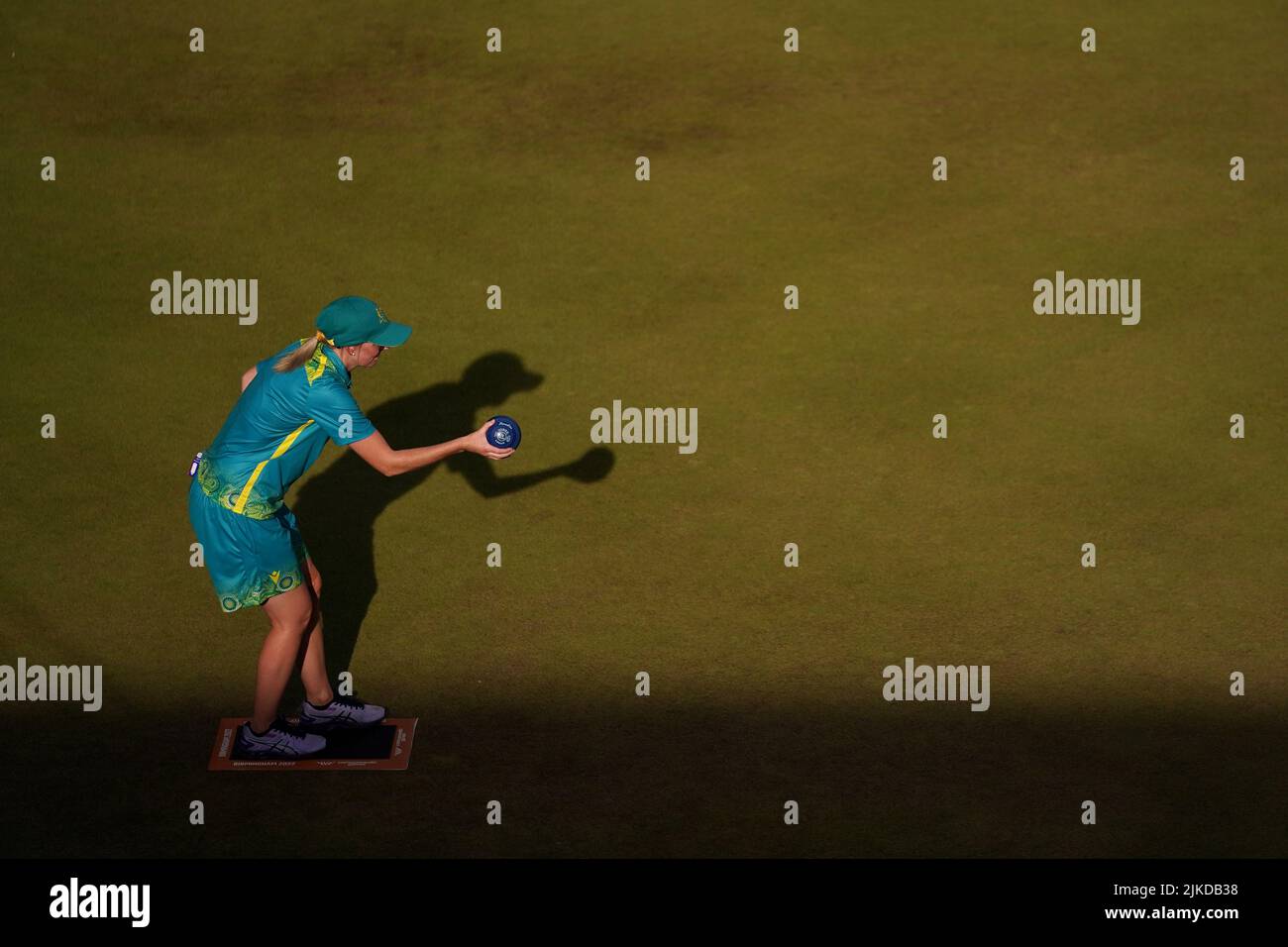 Team Australia's Ellen Ryan in action during the Women's Singles - Gold ...