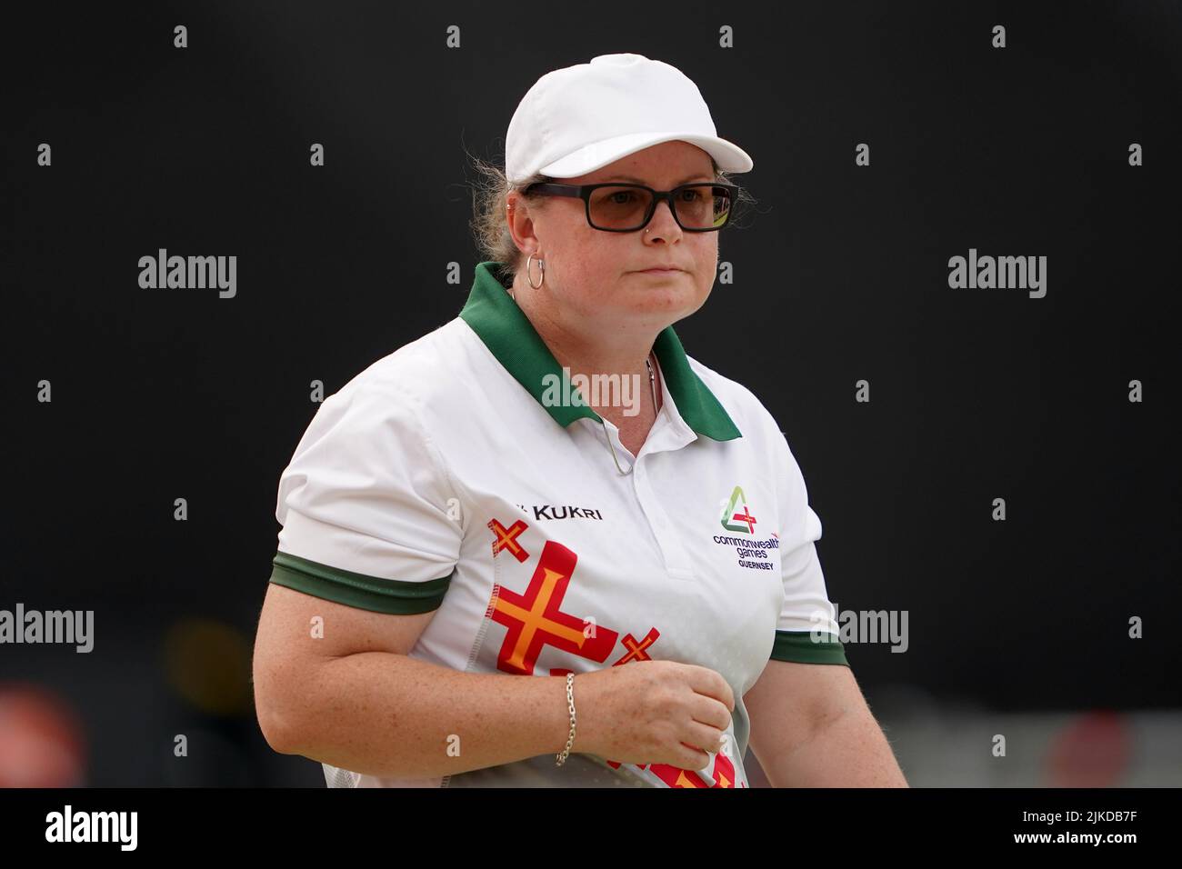 Guernsey's Lucy Beere in action during the Women's Singles - Gold Medal ...