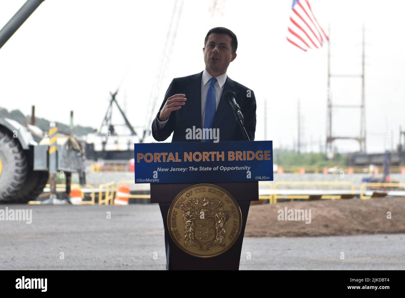Kearny, NJ, USA. 1st Aug, 2022. (NEW) Governor Murphy of New Jersey and ...