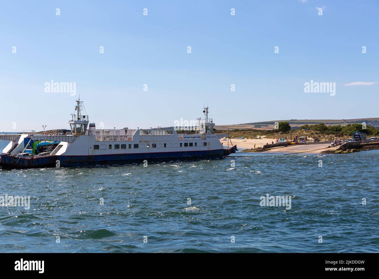 Ferry boat from Poole to Swanage, Dorset UK Stock Photo - Alamy
