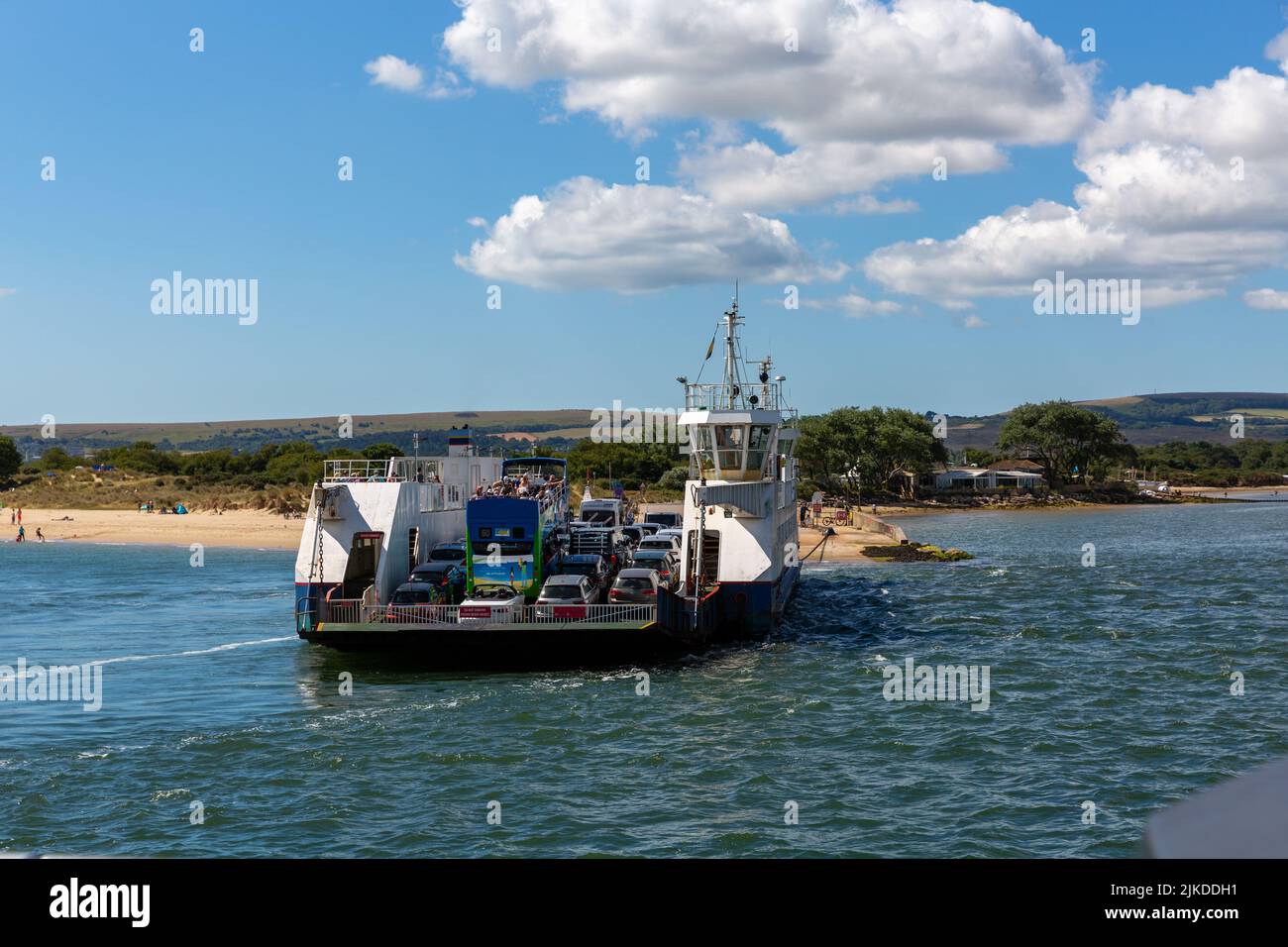 Ferry boat from Poole to Swanage, Dorset UK Stock Photo - Alamy